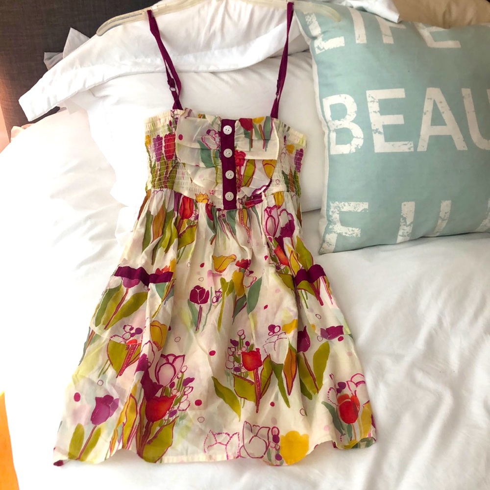 Anthropologie Lilka Sundress Dress - Floral Pattern W… - Gem